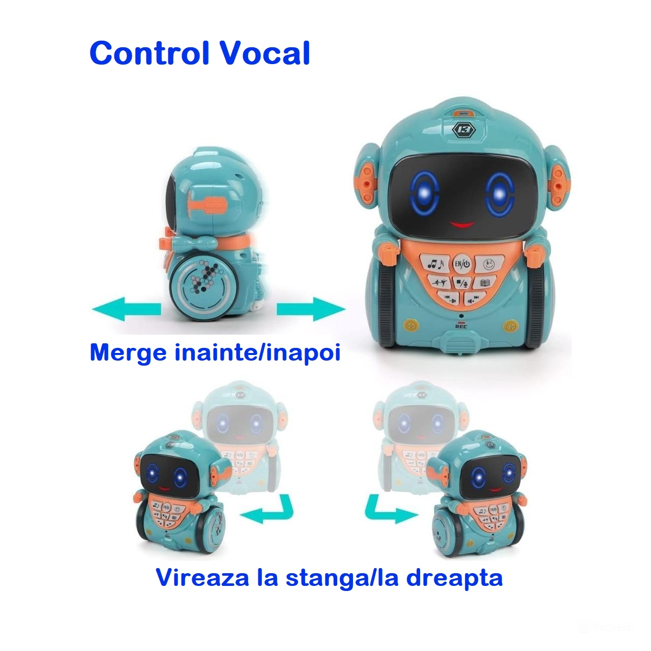 Robot AI Multifunctional Control Vocal RoboSonic Indiggo® Interactiv si ...