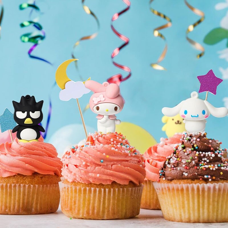 Set Accesorii Tort, Rqiurpn, set 18 piese, Tematica Kitty, Multicolor ...