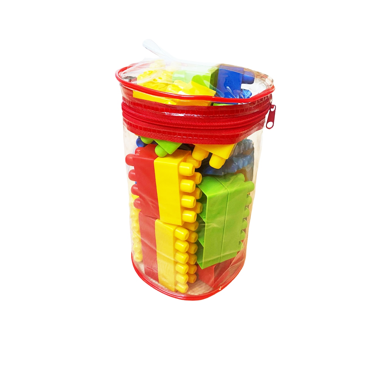 Set Cuburi de Construit in saculet cu fermoar, Multicolor, Diversitate ...