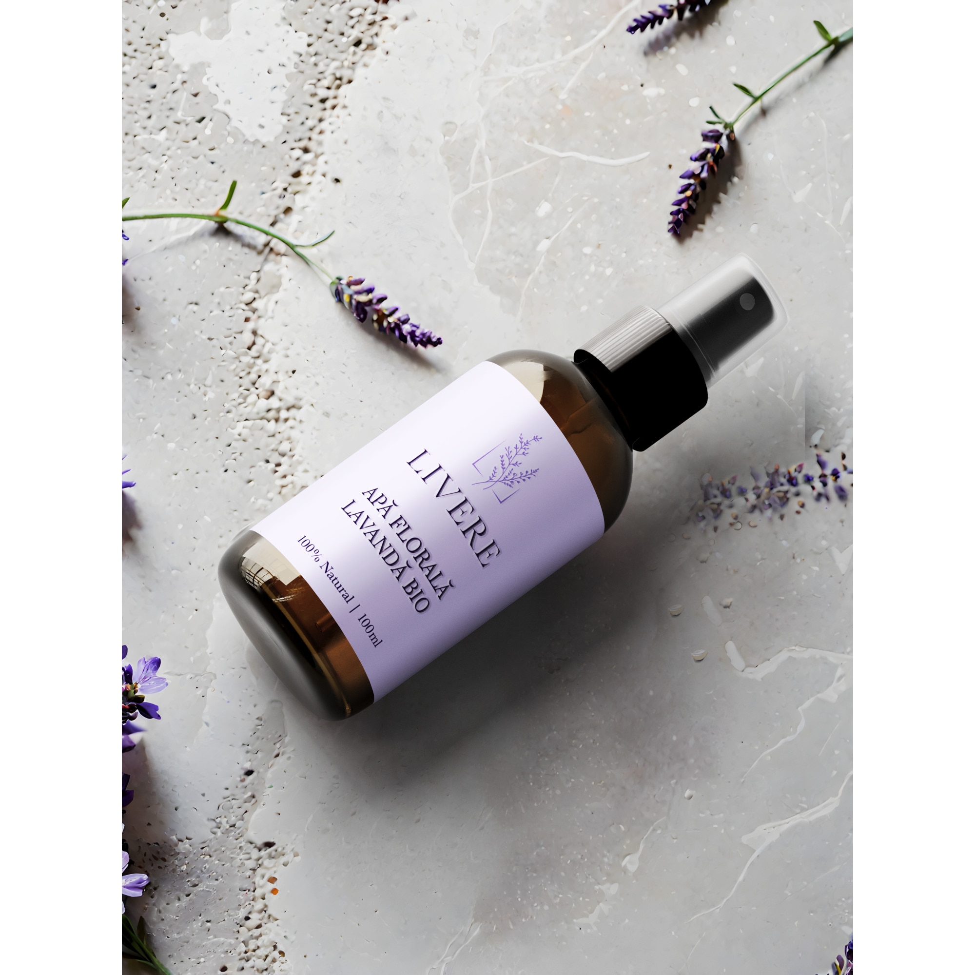 Apa florala de lavanda bio LIVERE, 100 ml - eMAG.ro