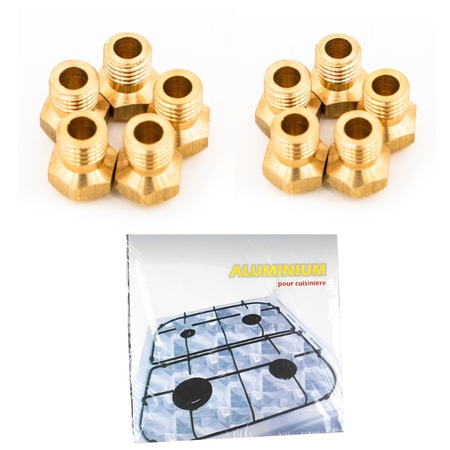 Set 10 duze aragaz, filet 8, pas 1, conversie butelie-gaz metan+folie ...