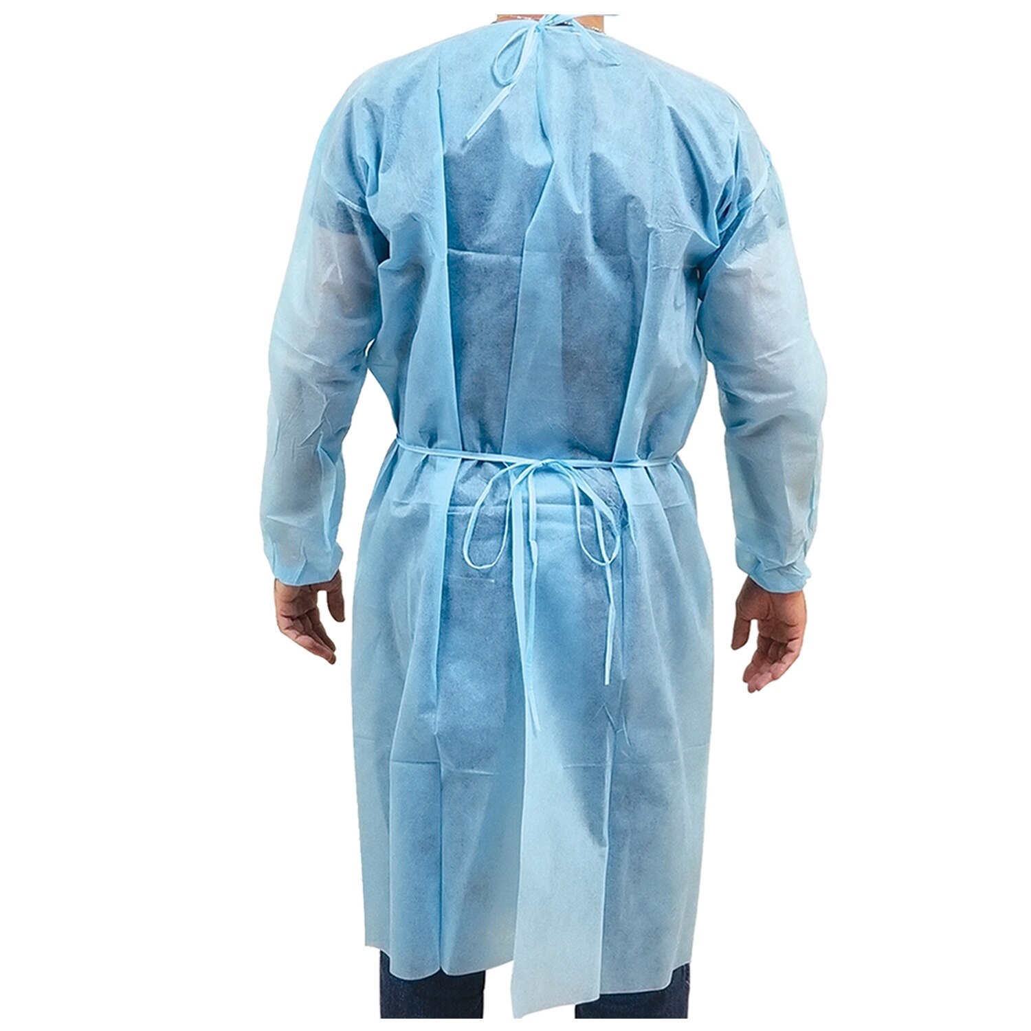 Set 10 Halate Medicale Protectie Vizitatori, PP, 20 GR, Blue, M, Serix ...