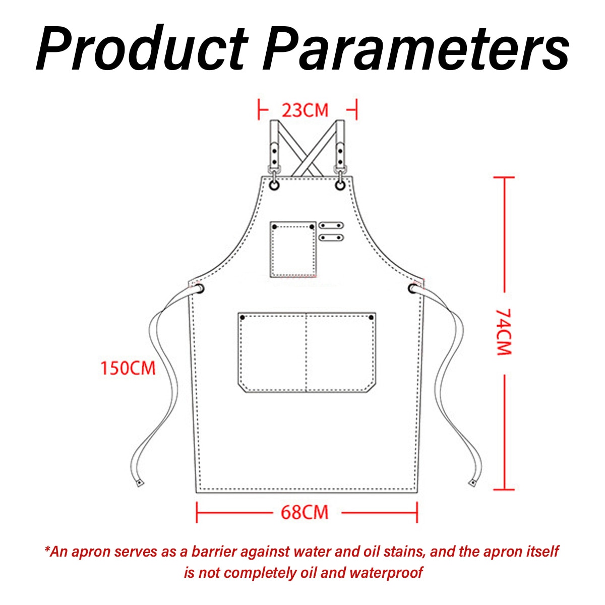 Sorturi bucatarie si gratar, sort din canvas, impermeabil, durabil ...