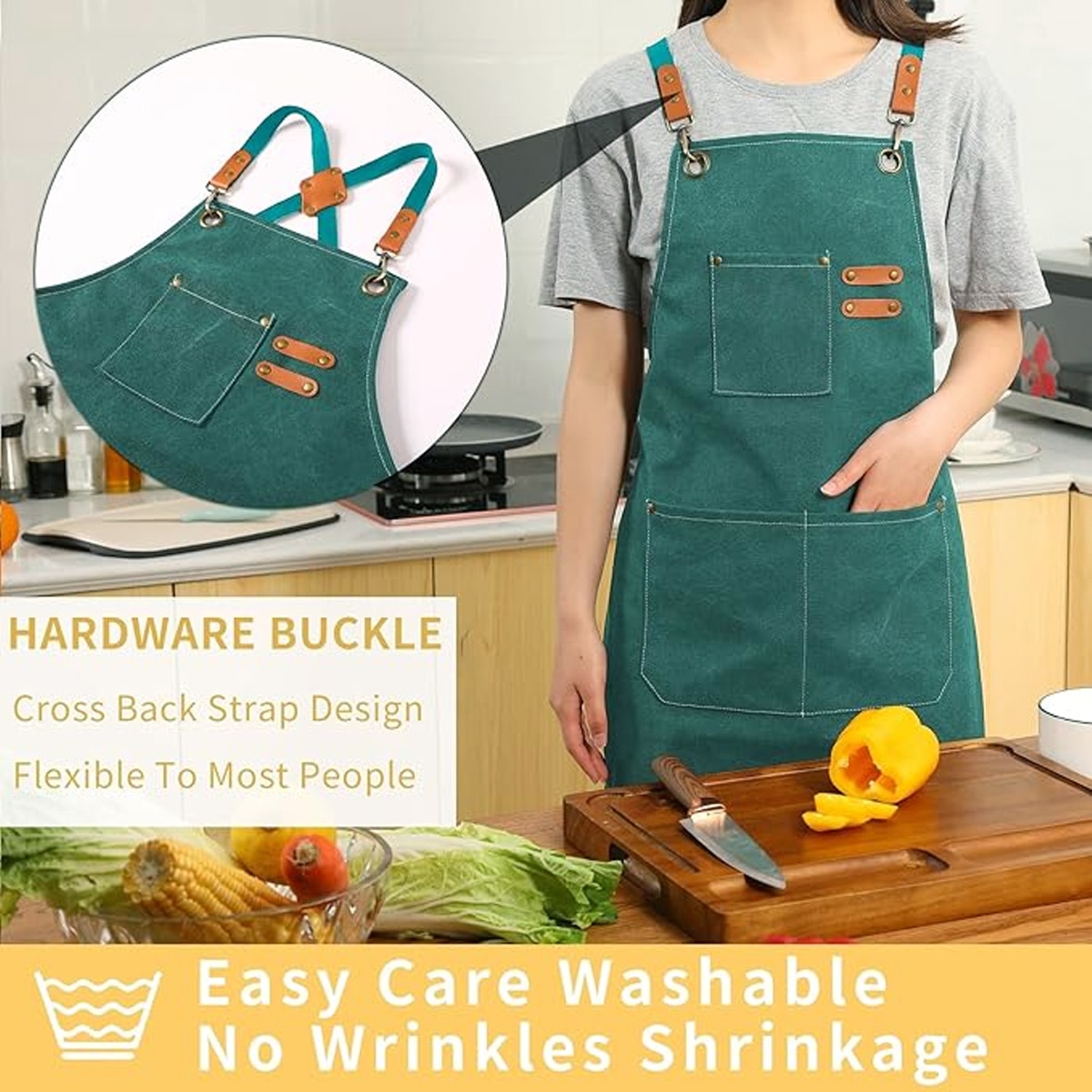 Sorturi bucatarie si gratar, sort din canvas, impermeabil, durabil ...