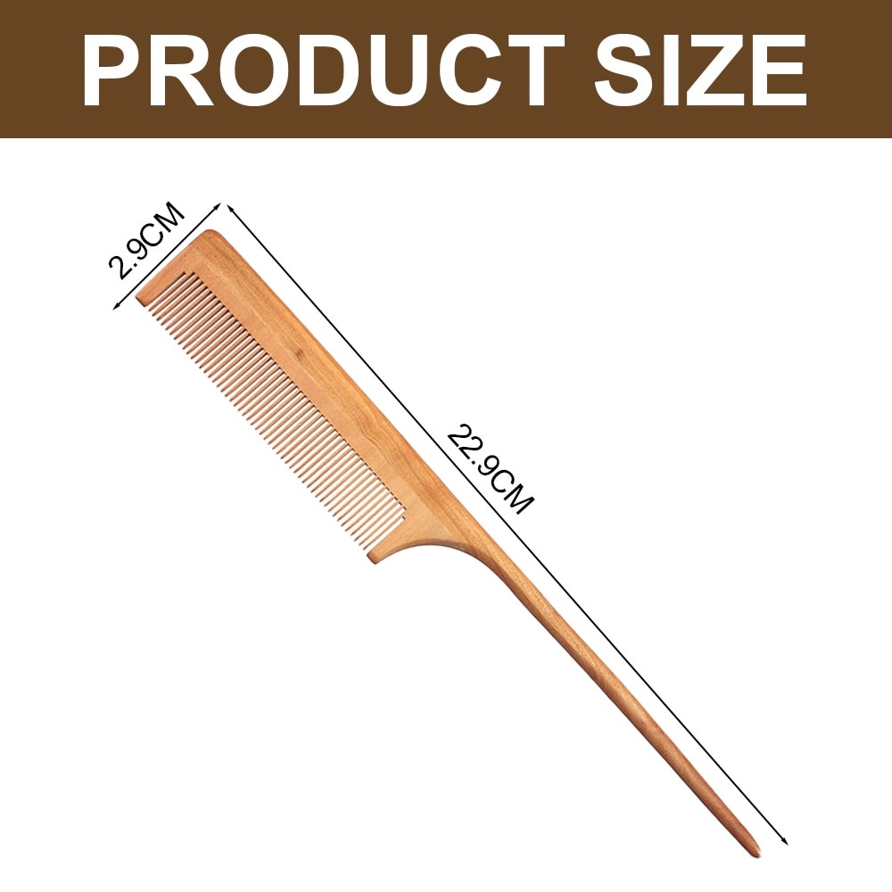 Pieptan, din lemn, maro deschis - eMAG.ro