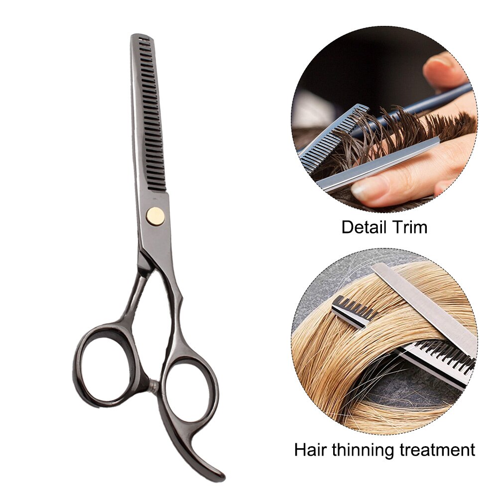 Ritkító olló hajvágáshoz, texturáláshoz fodrász olló, professzionális/otthoni használatra - eMAG.hu