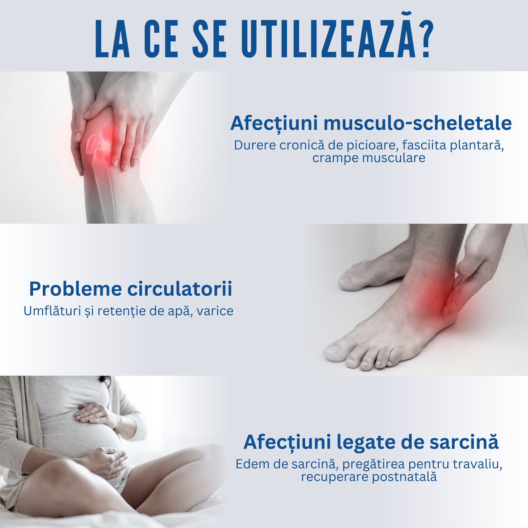 Aparat masaj Profesional pentru Gambe, 9 combinatii de masaj (3 moduri ...