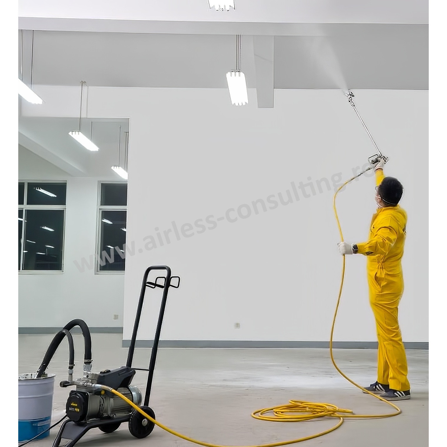 Pompa de zugravit, vopsit, Wagner, SF 21 PRO HEA Spraypack 0.9kW, 2.1 ...