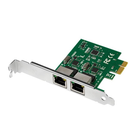 Placa de retea LogiLink, 2-Port Gigabit LAN, PCI Express, 218523 - eMAG.ro