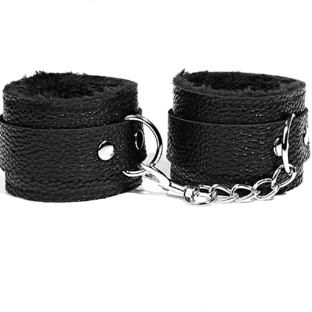 Set BDSM 10 Piese, Set Legaturi Pat, Catuse, Cleme Sfarcuri, Bici, Gag ...