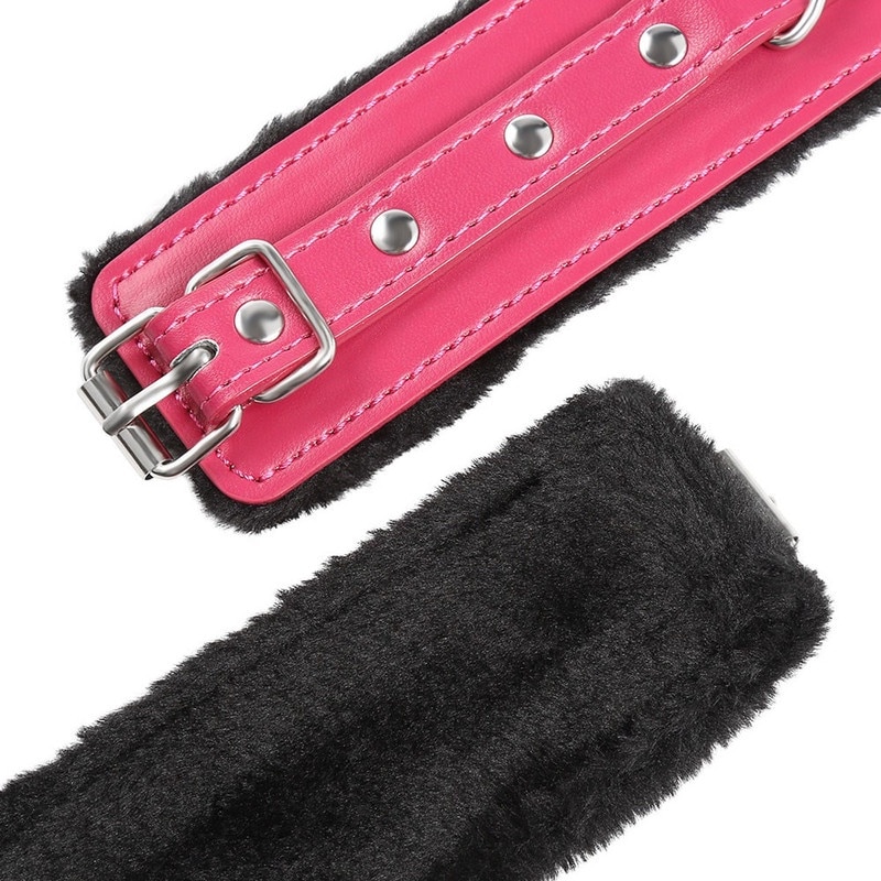 Set catuse BDSM, Ajustabile, Roz Hello Kitty, 21-27.5cm - eMAG.ro