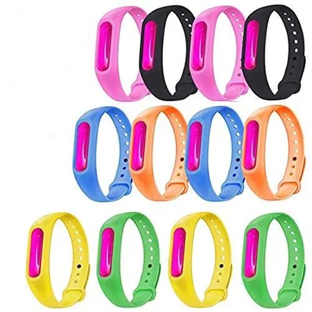 Set 12 Bratari Din Silicon Anti-Tantari pentru adulti si copii, Efect ...