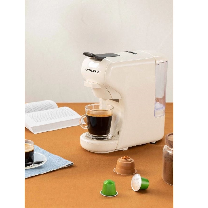 Espressor automat Retro 3in1 CREATE, Potts, 19 bar, 0.6 litri ...