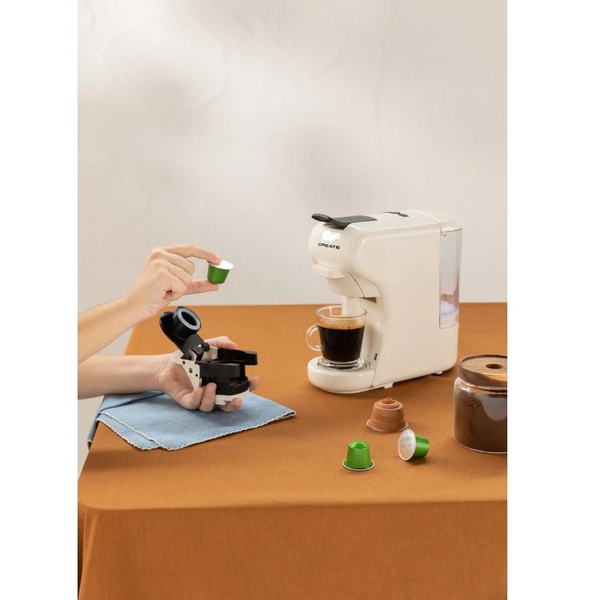 Espressor automat Retro 3in1 CREATE, Potts, 19 bar, 0.6 litri ...