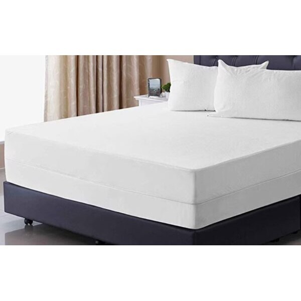 Husa impermeabila pentru saltea, cu fermoar, dimensiunea 180×200 cm ...