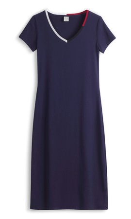 Rochie tip tricou pentru femei Cozevdnt, Bumbac, Albastru - eMAG.ro