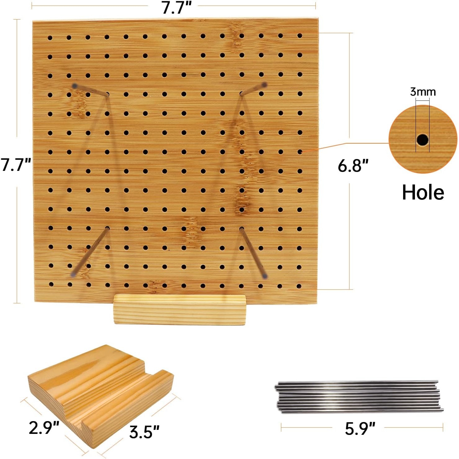 Set complet de placi de blocare, RACHELLE®, 15 de stifturi, 5 ace ...
