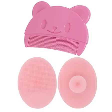 Set Perie de Baie si Pieptan Bebelusi pentru Indepartarea Crustelor ...