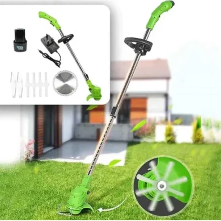 Motocoasa Electrica PENDAN pentru taiat iarba cu 1 acumulator, 12V ...