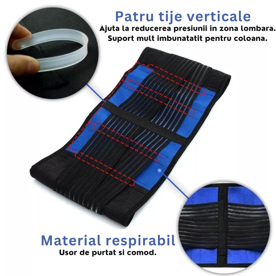 Centura lombara NeoHGS™, suport pentru hernie de disc, spondiloza ...