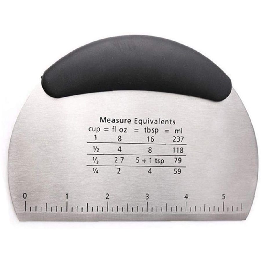 Racleta pentru aluat, inox, negru, 16x11.5cm - eMAG.ro