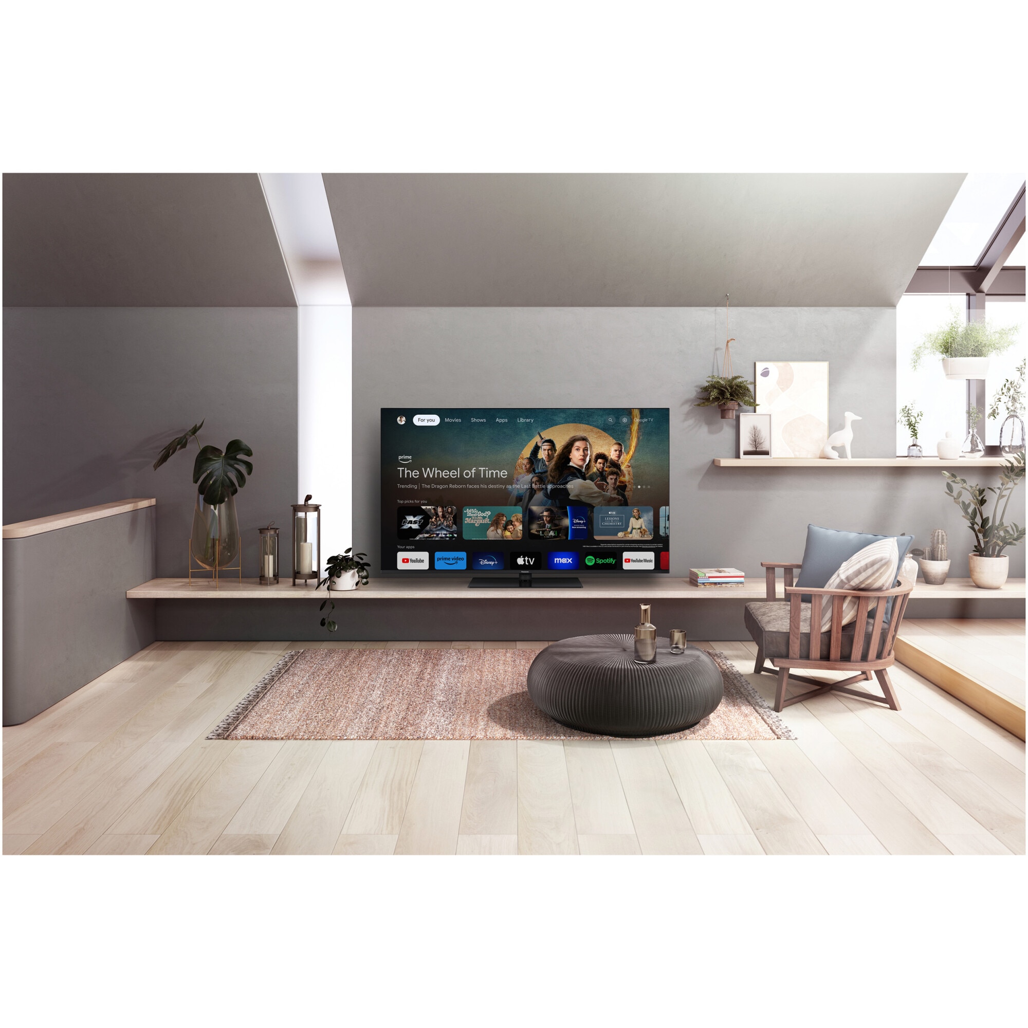 Televizor Panasonic LED TN-43W70AEZ, 108cm, Smart Google TV, 4K Ultra ...