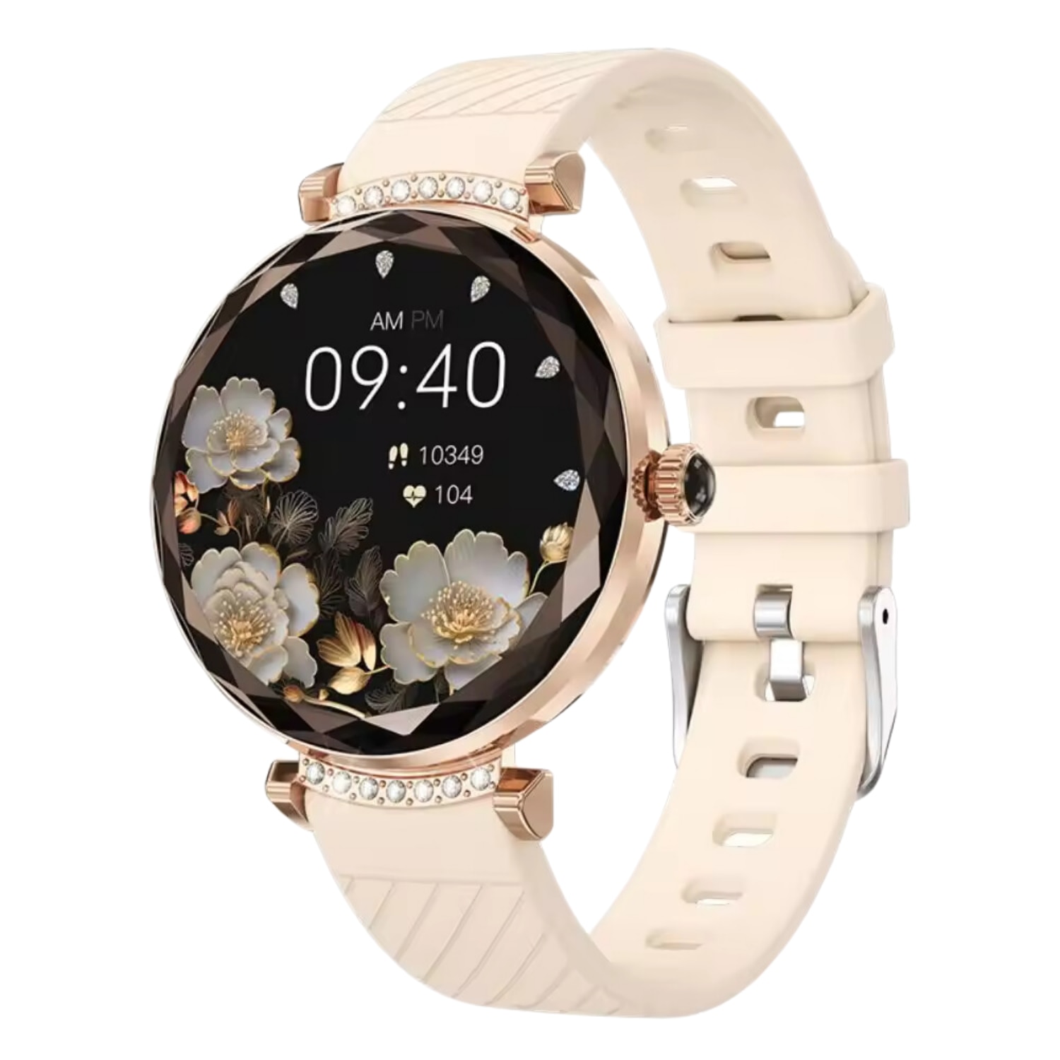 Ceas smartwatch dama Evolve-x® EvoFitt7, Apeluri si mesaje bluetooth, Functii monitorizare Ritm ...