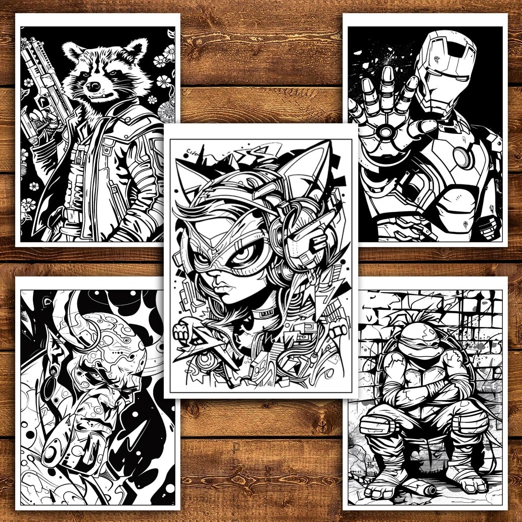 Carte de colorat pentru relaxare si antistres, 40 de ilustratii ...