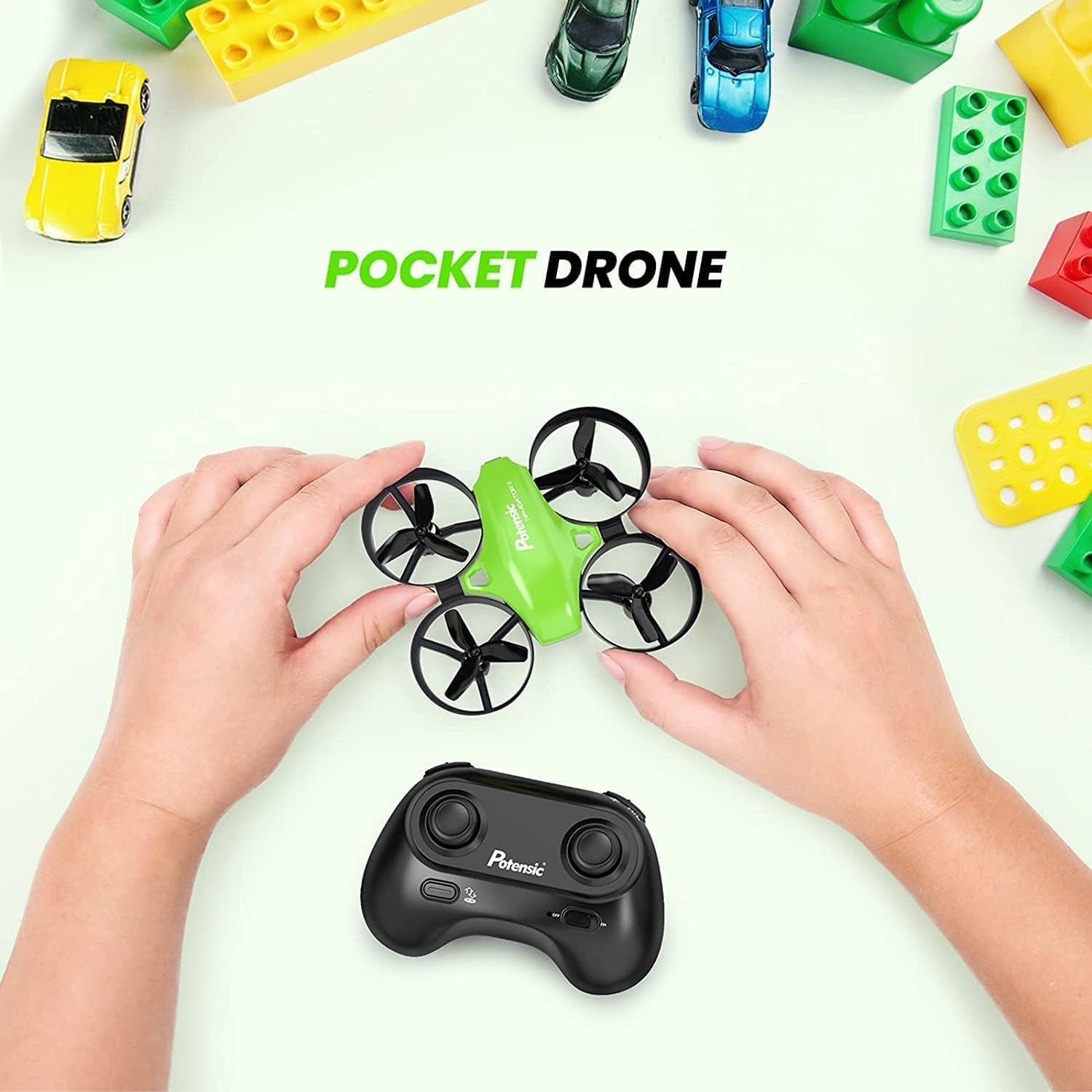 Mini drona pentru copii si incepatori cu mod de mentinere al ...