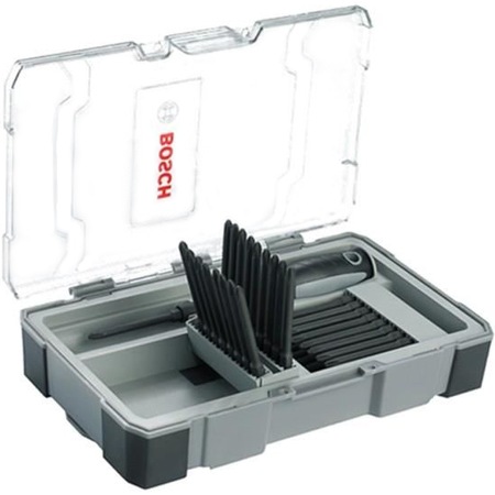 Set 37 accesorii Bosch Pro-Mix, biti, maner surubelnita, 75 mm lungime ...
