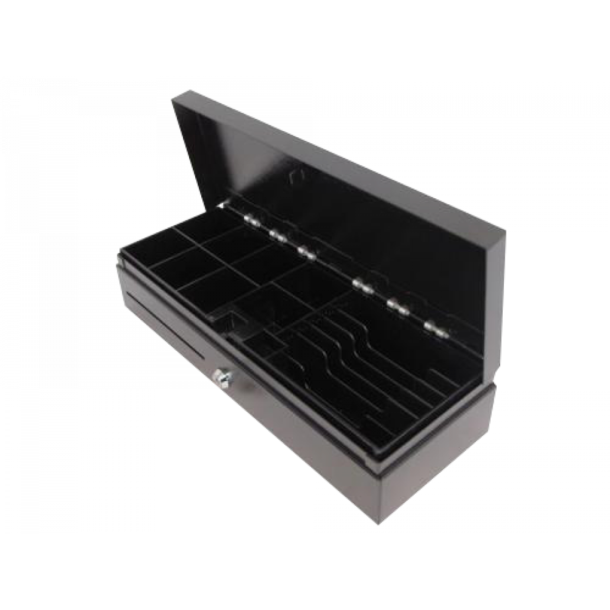 Sertar de bani FT-460 metalic, 6B/8M, 12V, negru - eMAG.ro