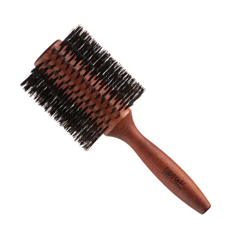 Perie lemn rotunda din par natural 38 mm ORIOL - eMAG.ro