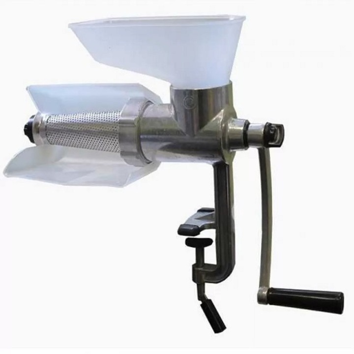 Masina pentru suc de rosii manuala din aluminiu SB-1, surub reglare ...