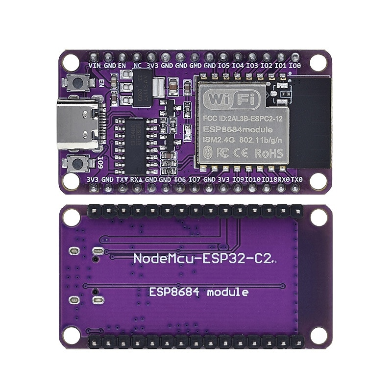 Placa Dezvoltare Nodemcu Esp32 C2 Cu Modul Espc2 12 Emag Ro