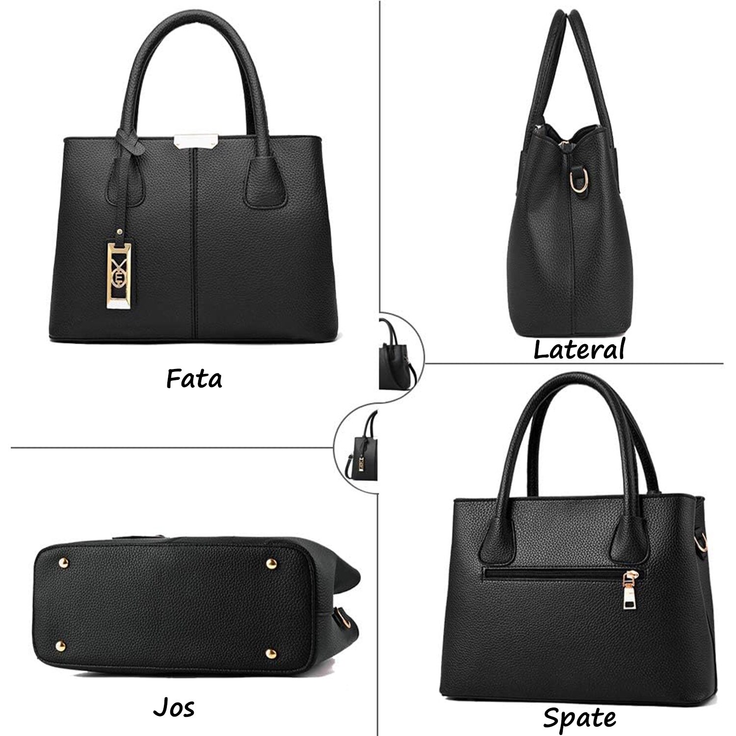 Genata Dama, BYONDSELF®, cu Bareta, Ajustabila, Compartimente Multiple ...