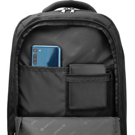 Rucsac de voiaj, Negru, Zagatto,40x20x25 cm, 20L, Compatibil Ryanair ...