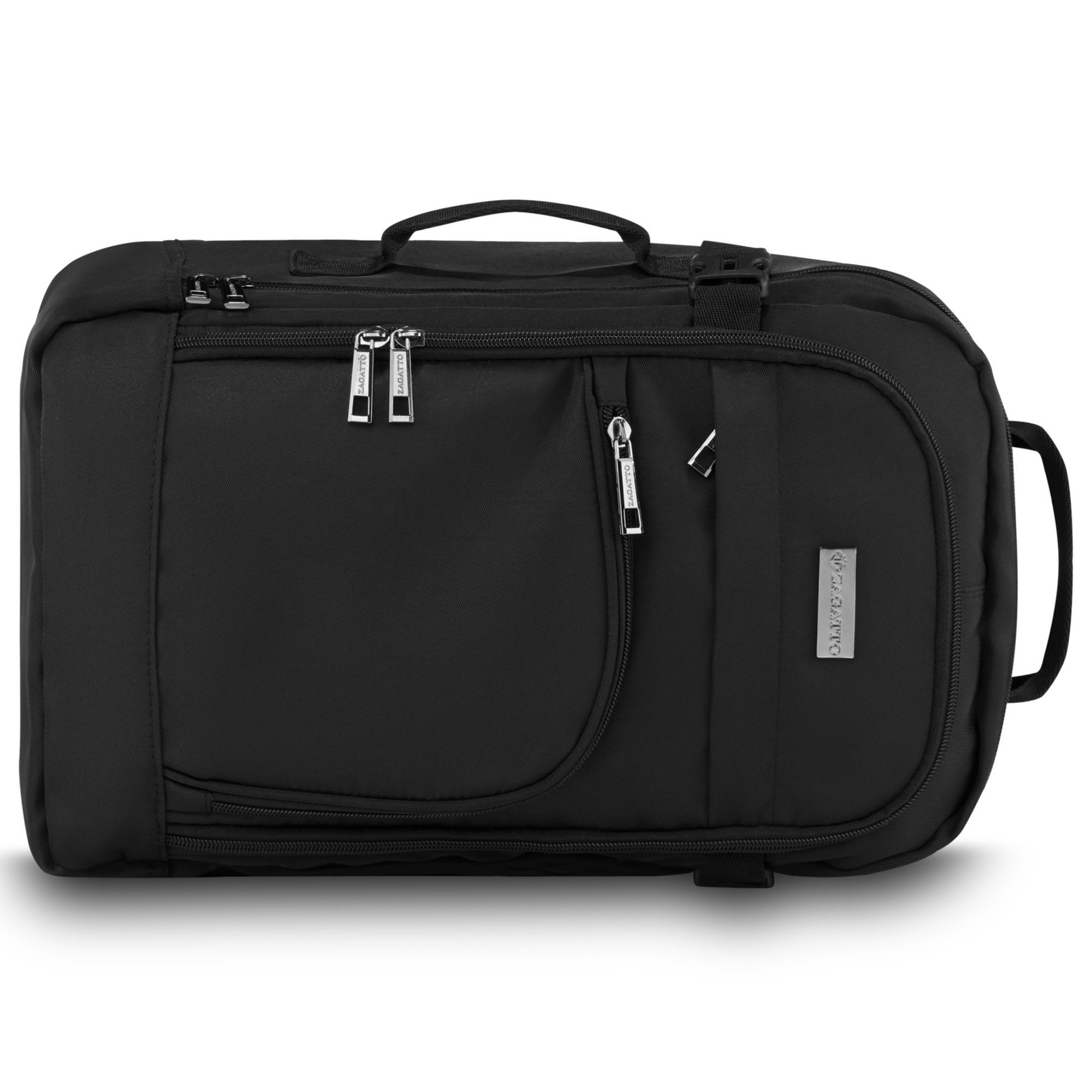 Rucsac de voiaj, Negru, Zagatto,40x20x25 cm, 20L, Compatibil Ryanair ...
