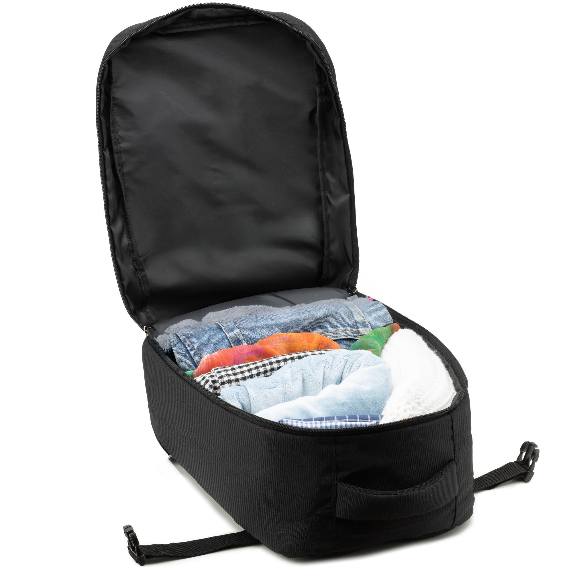Rucsac de voiaj, Negru, Zagatto,40x20x25 cm, 20L, Compatibil Ryanair ...