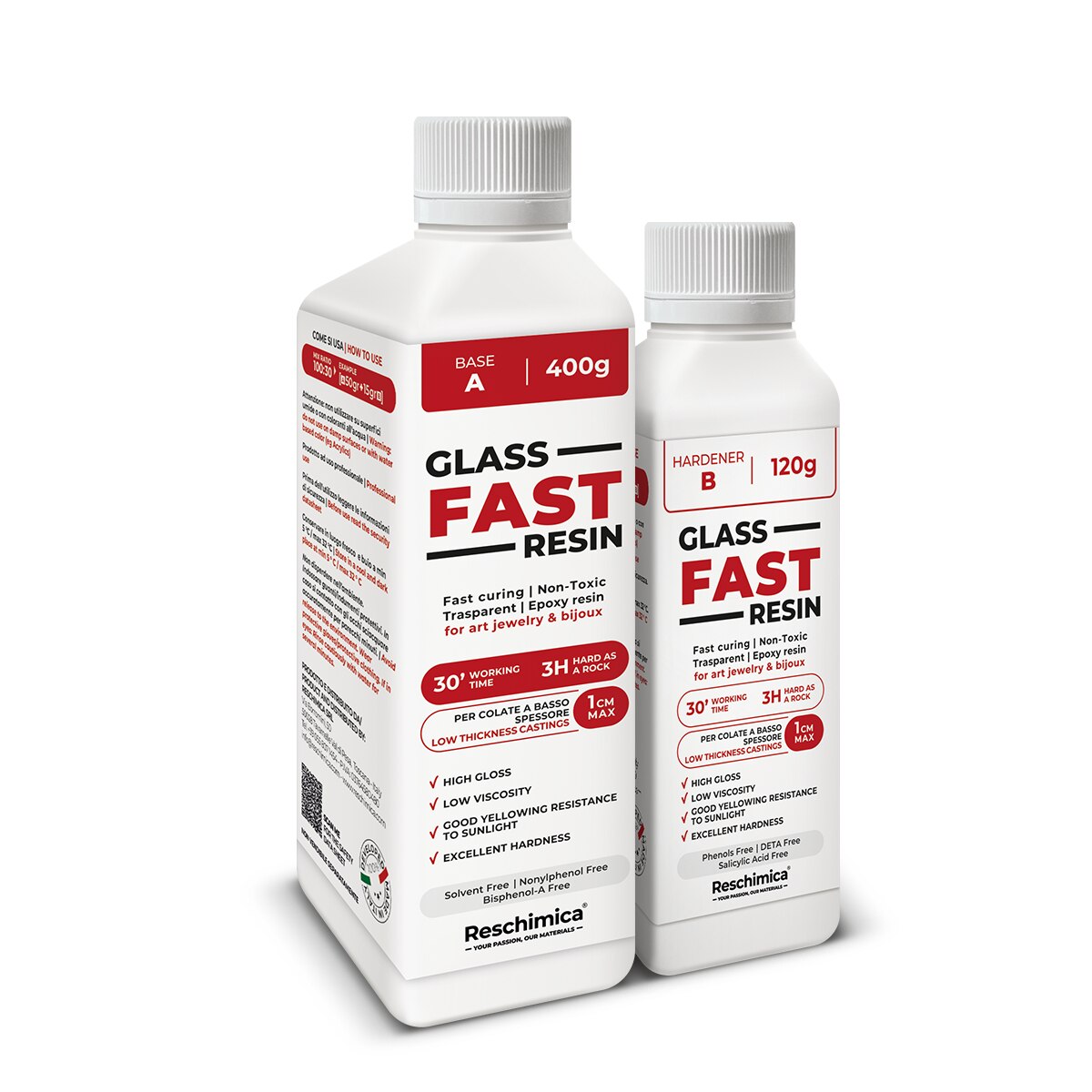 Rasina epoxidica super-transparenta, non-toxica, stralucitoare, usor de ...