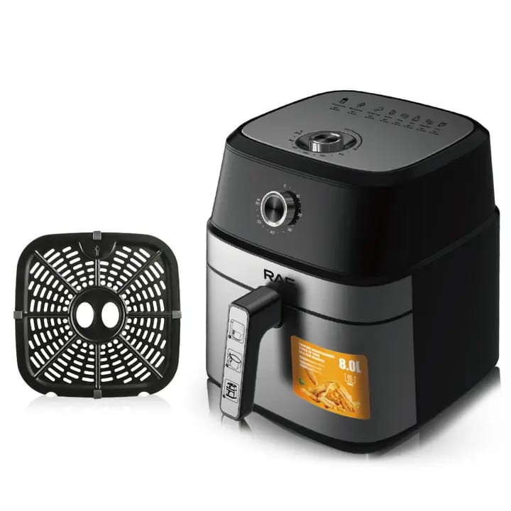 Friteuza fara ulei Air Fryer RAF R.5310, 1800W, Capacitate 8L - eMAG.ro