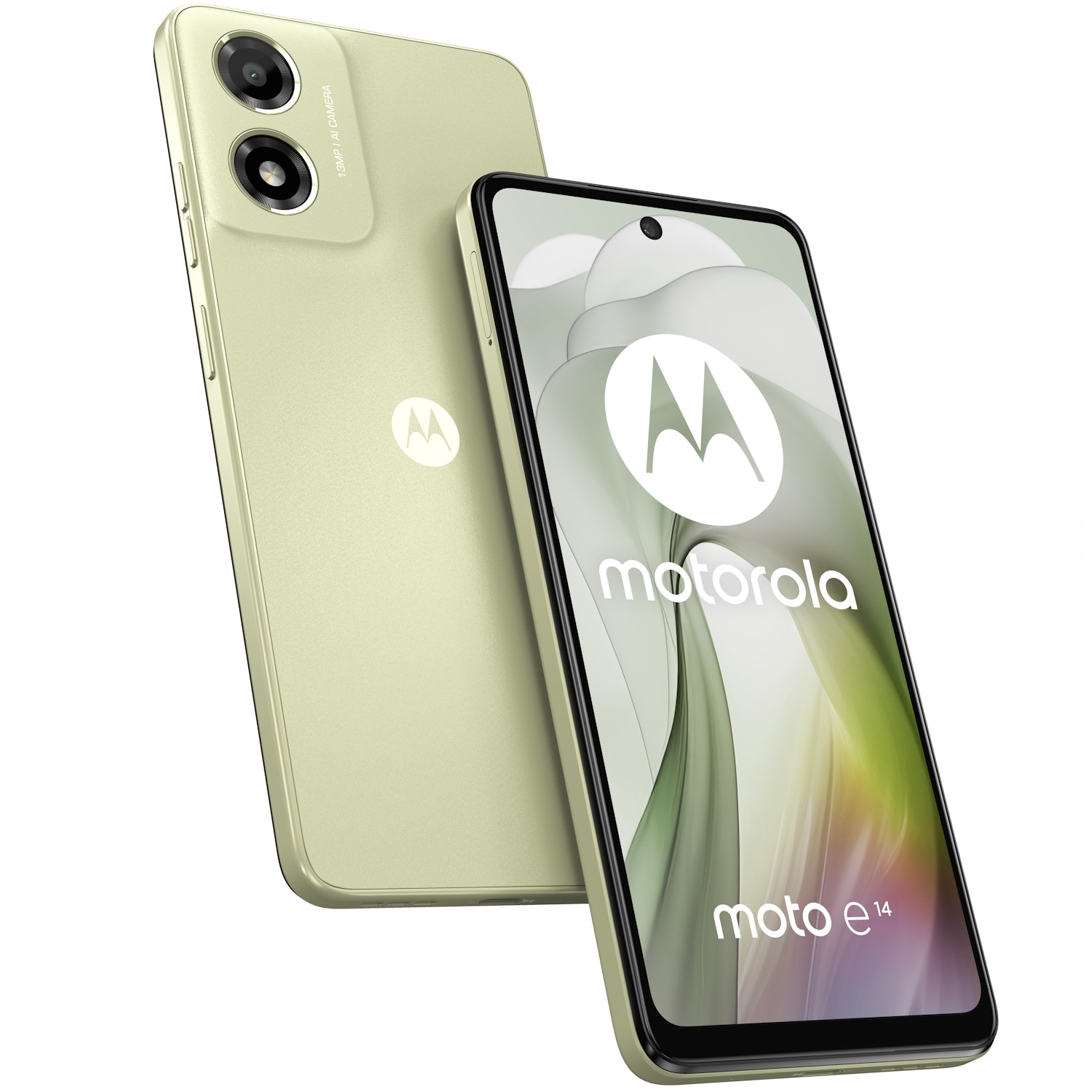 Смартфон Motorola Moto e14, 2GB RAM, 64GB, Pastel Green - eMAG.bg