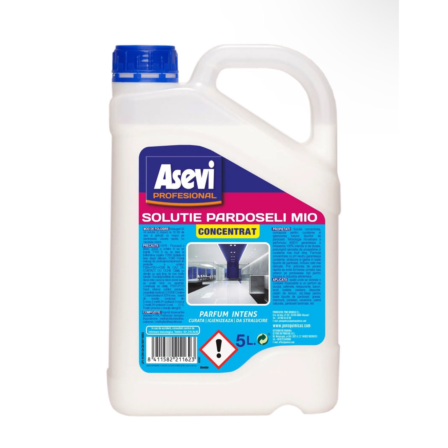 Asevi Pardoseli Detergent, Mio, 5L - eMAG.ro