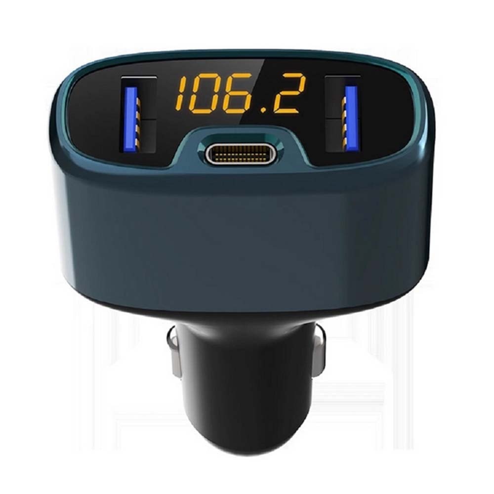 Transmitator FM Bluetooth pentru masina, adaptor cu doua porturi USB ...