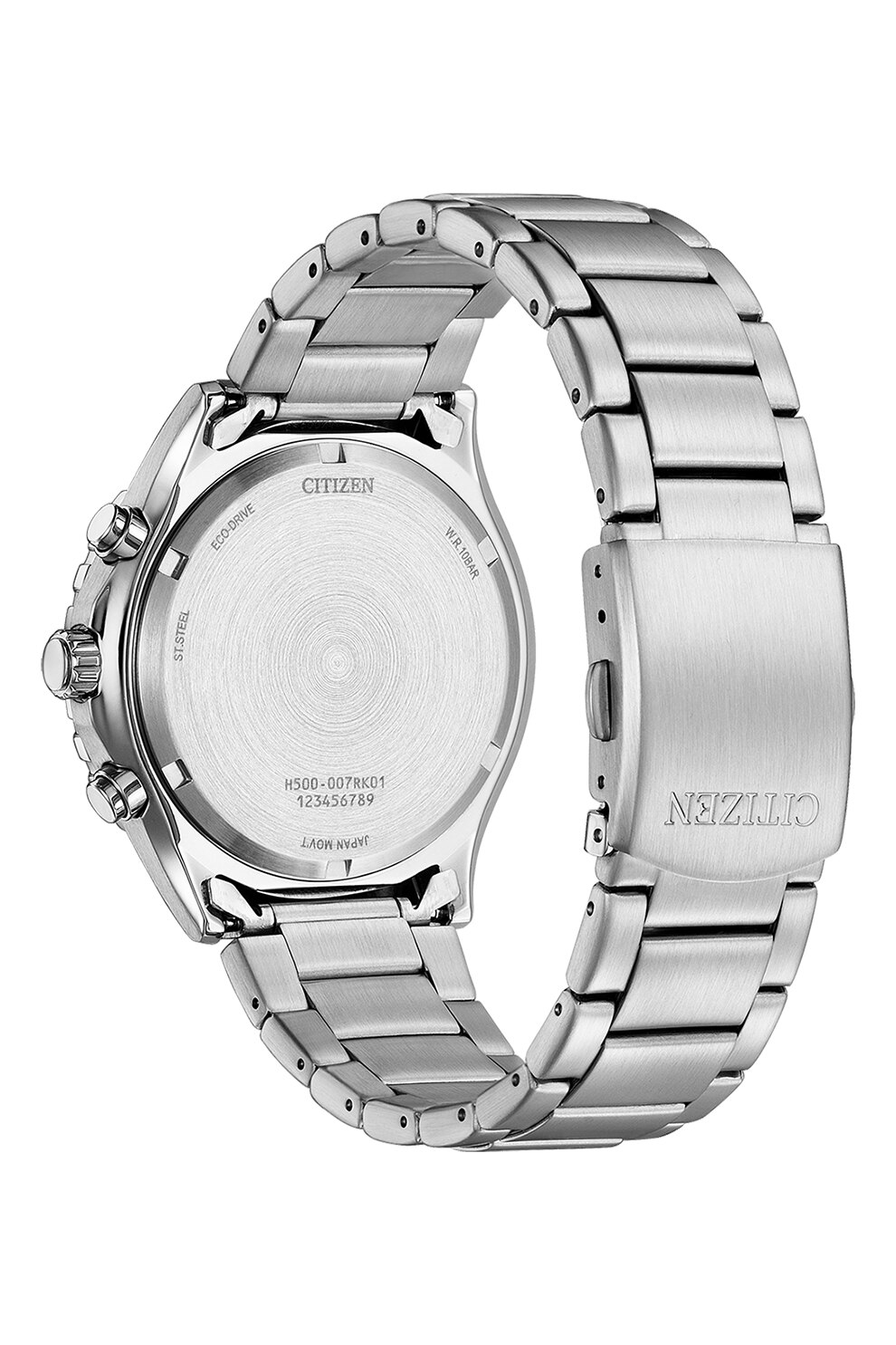 Citizen, Ceas cronograf din otel inoxidabil, Argintiu - eMAG.ro