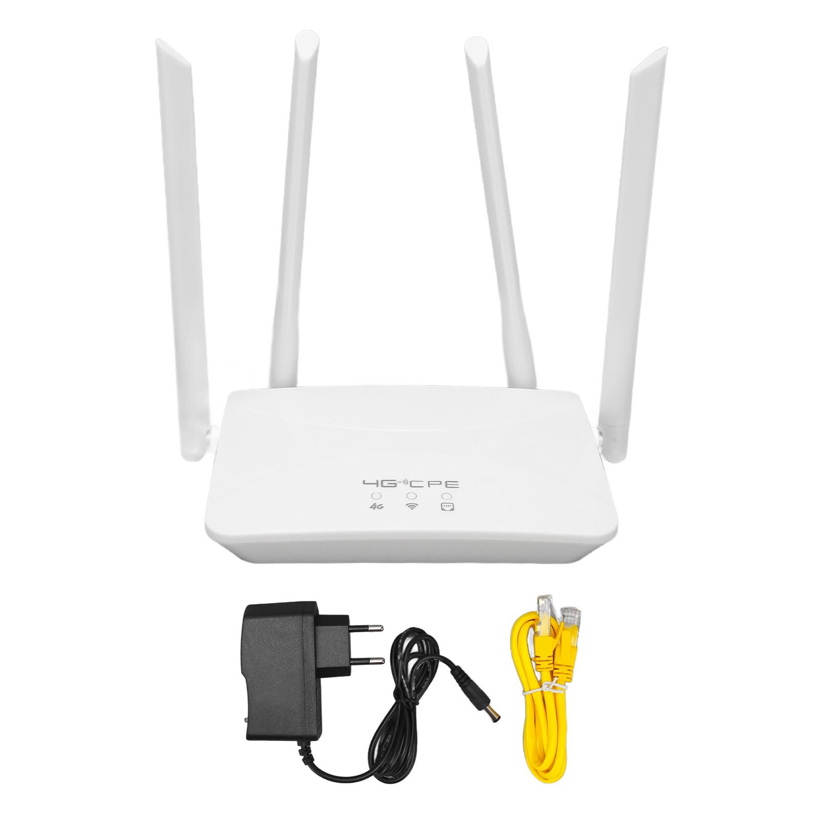 Router 4G LTE Tovbmup, 300Mbps, 4 antenna, WiFi, SIM foglalat - eMAG.hu