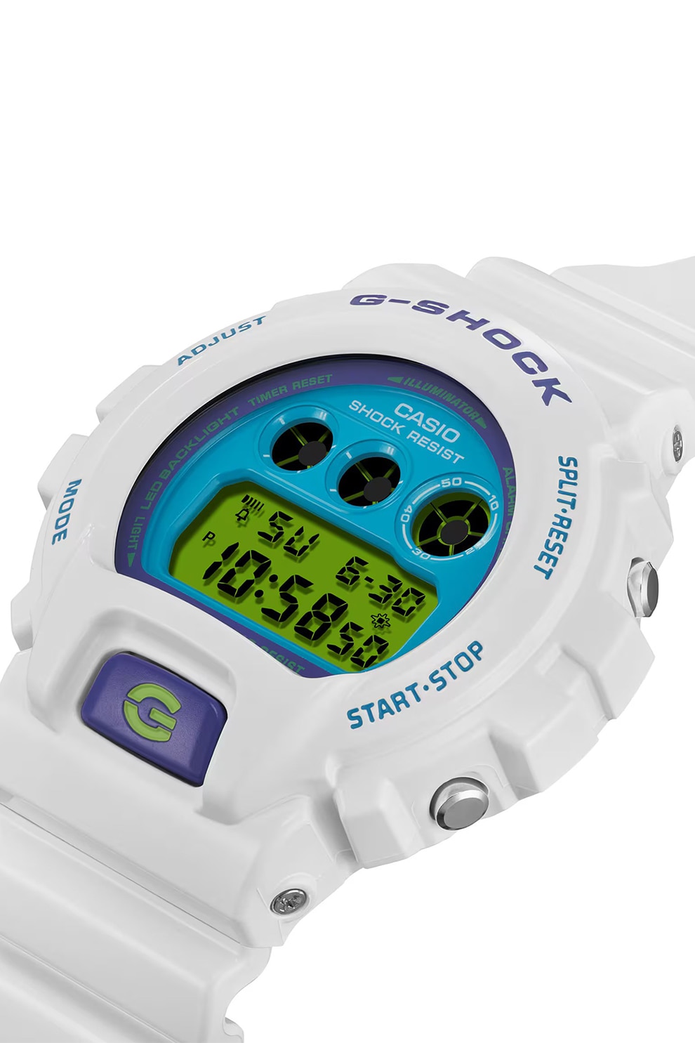 Casio, Ceas digital G-Shock, Alb - eMAG.ro