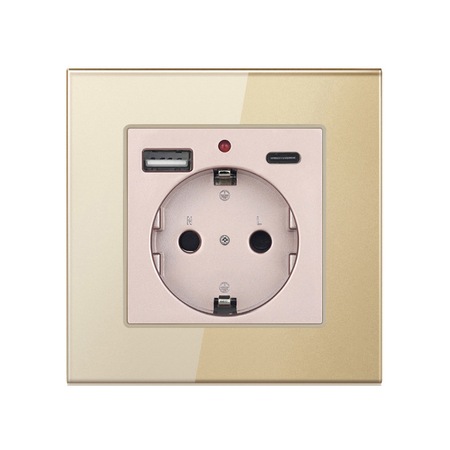 Priza simpla, SINBINTA, 5V 2.1A, 250V, 20W, Curent maxim de sarcina 16A ...