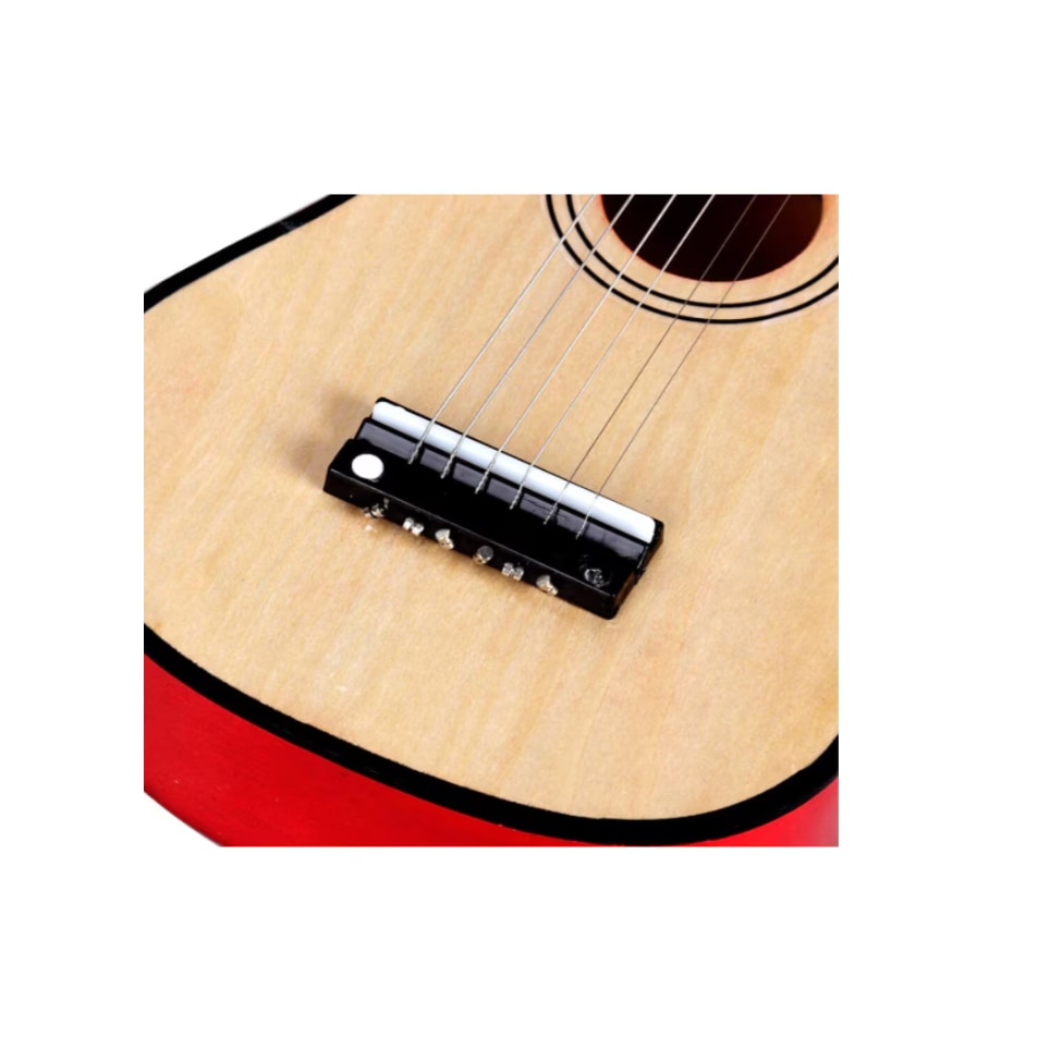 Chitara pentru copii, AT PERFORMANCE®, clasica, lemn, Junior Crem-natural, 53X18 cm - eMAG.ro