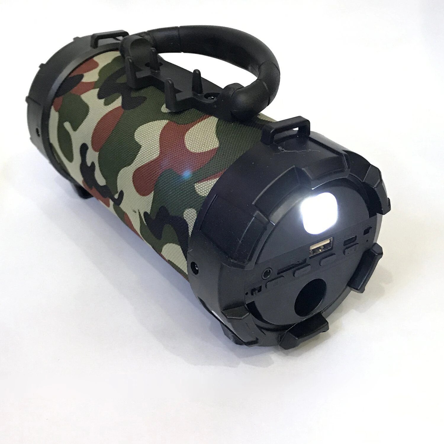 Boxa PT1 Camuflaj Army portabila bluetooth cu suport de telefon - eMAG.ro