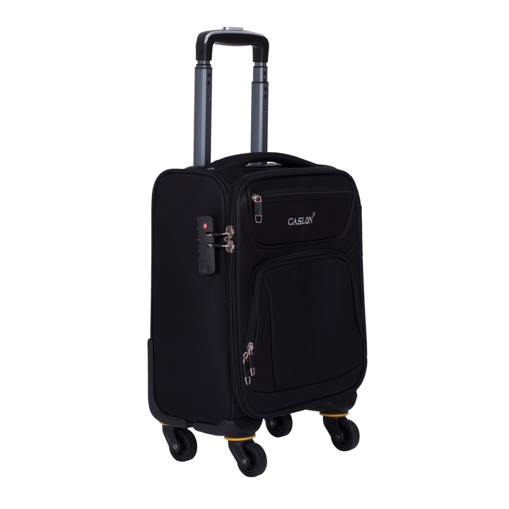 Troler cabina avion Wizz Air, 40x30x20 cm, 4 roti cu rotatie 360 ...